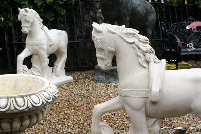 Stone Horses - Moy Antiques