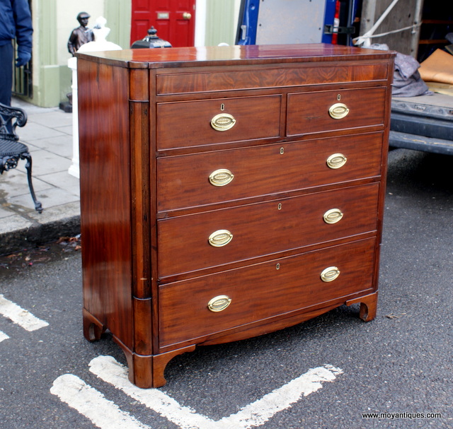 Regency Chest Drawers Bracket feet SOLD - Moy Antiques