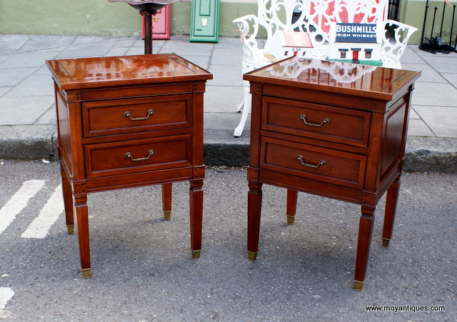 Pair Repro End Tables/Sofa Bedside SOLD - Moy Antiques