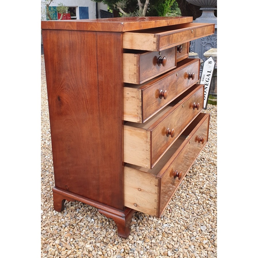 Early Vict Great Patina Chest Drawers SOLD - Moy Antiques