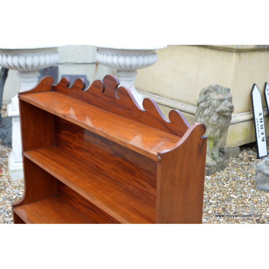 Victorian Open Bookshelf SOLD - Moy Antiques