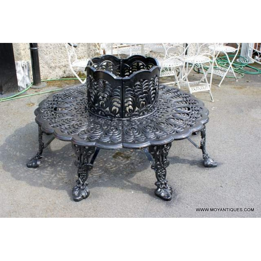 Tree Bench Cast Iron - Moy Antiques
