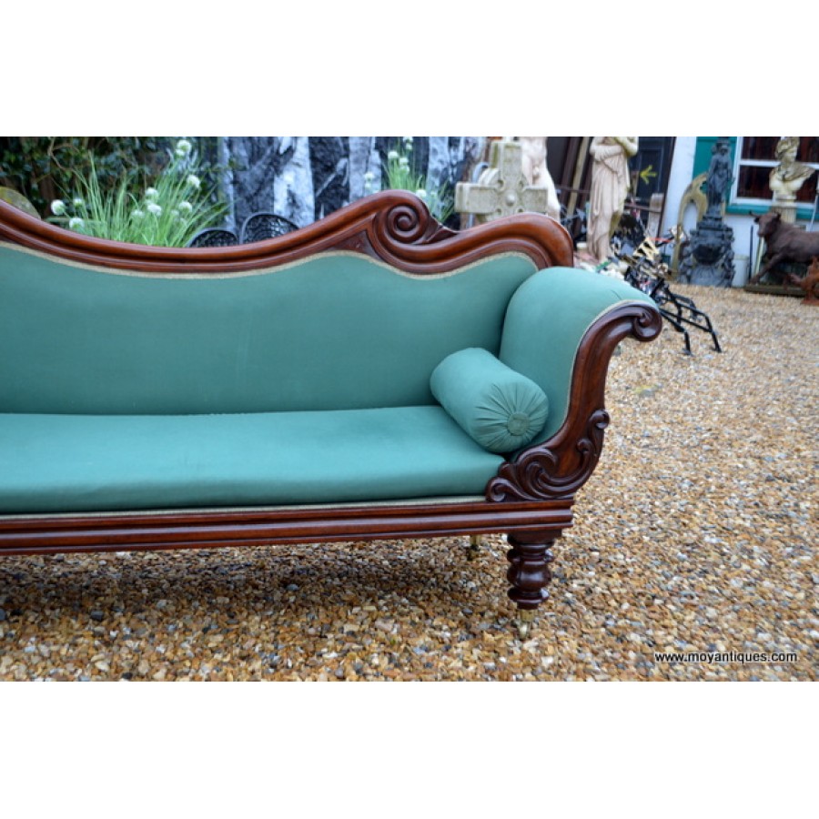 Victorian Scroll Arm Sofa | Baci Living Room