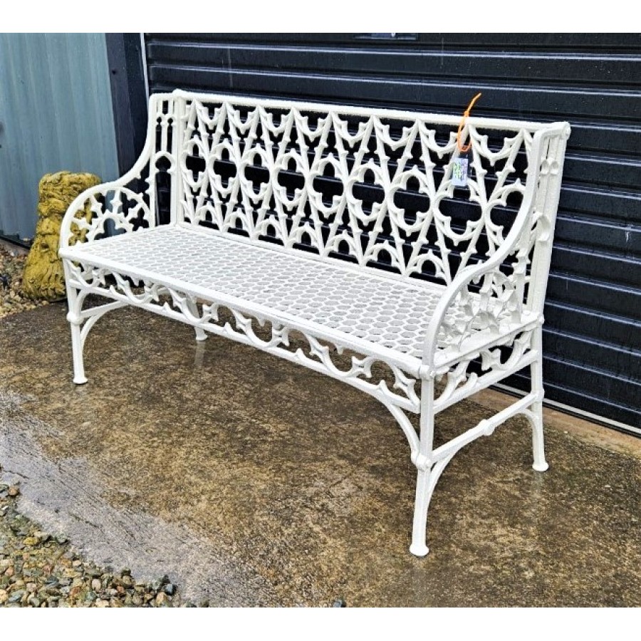 Garden Bench Gothic - Moy Antiques